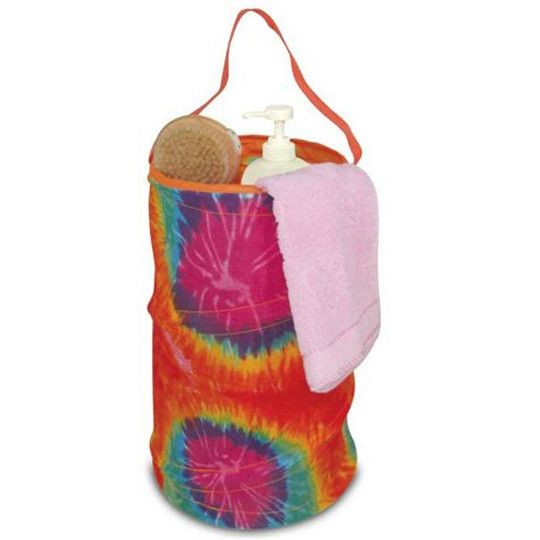 Tie Dye Pop-Up Shower Caddy – Camp Bathroom Organizer