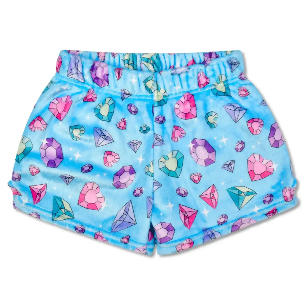 Jazzy Jewels Camp Shorts – Plush, Comfy & Bunk-Ready 💙 – Bee Bee Designs