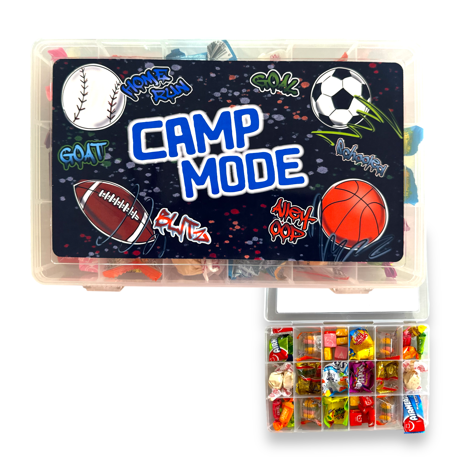Grab and Go Blue Street Sports Large Candy Box – Bee Bee Designs