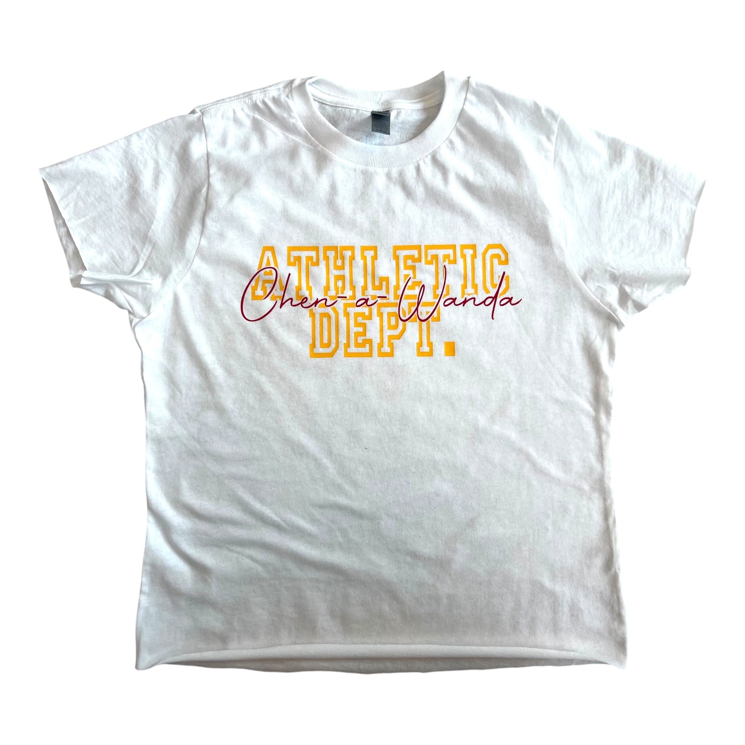 Camp Script Athletic Department Tee – Bee Bee Designs