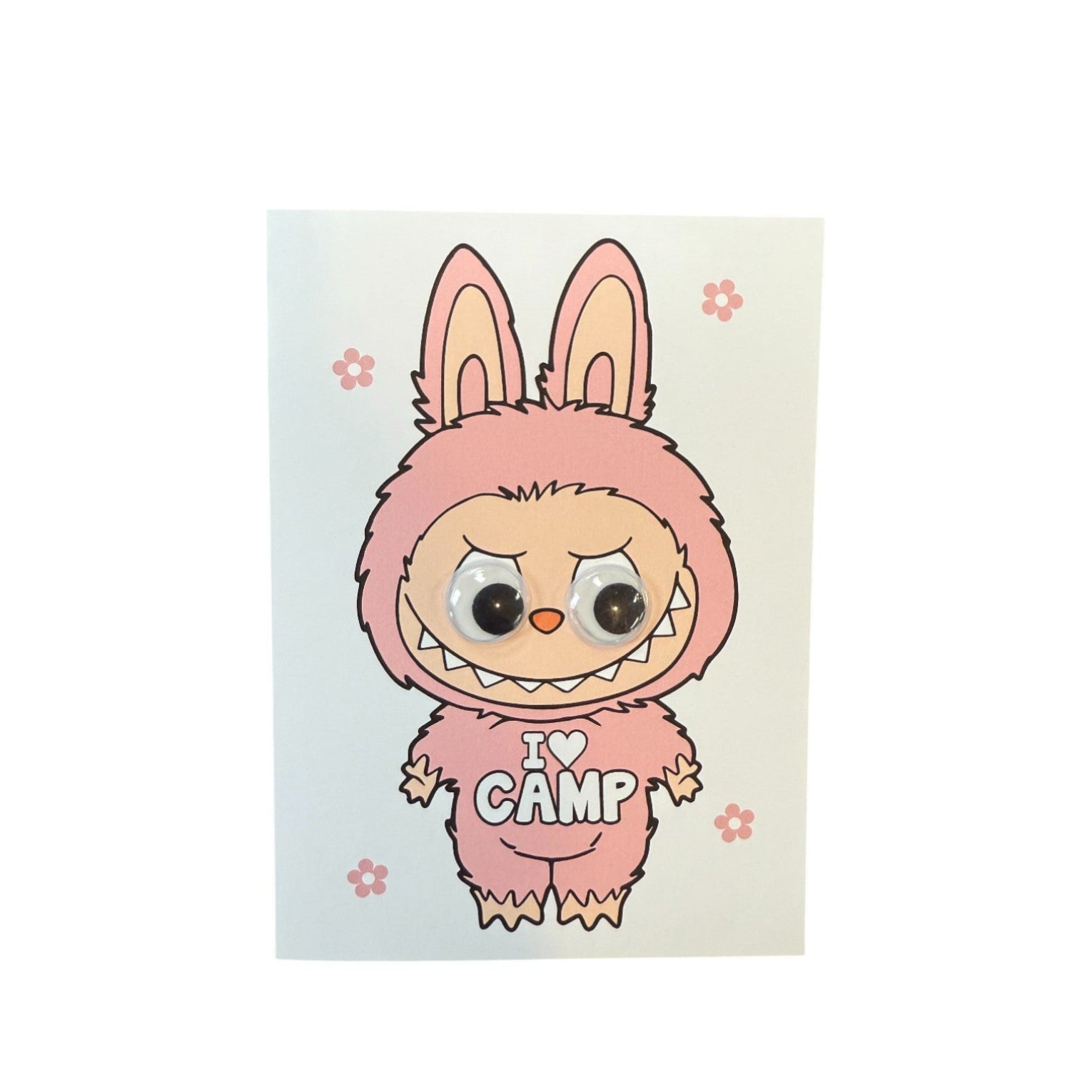 Labubu Wiggly Eye Card – Bee Bee Designs