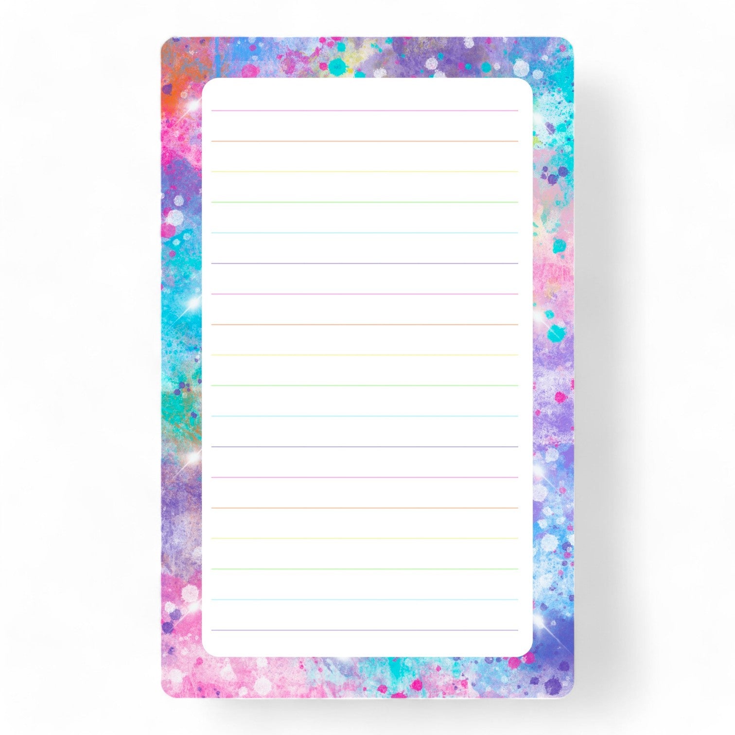 Rainbow Cloud Lined Notepad – Bee Bee Designs
