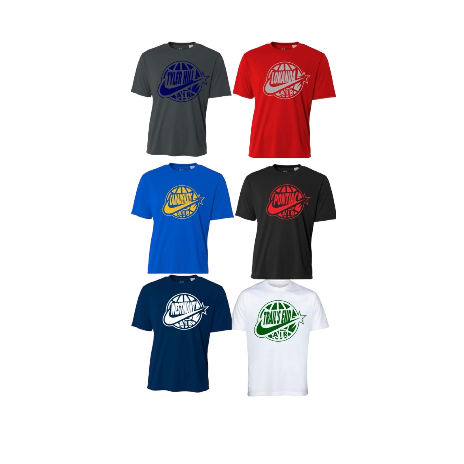 Shooting Star Nike Swoosh Performance Shirt | Bee Bee Designs