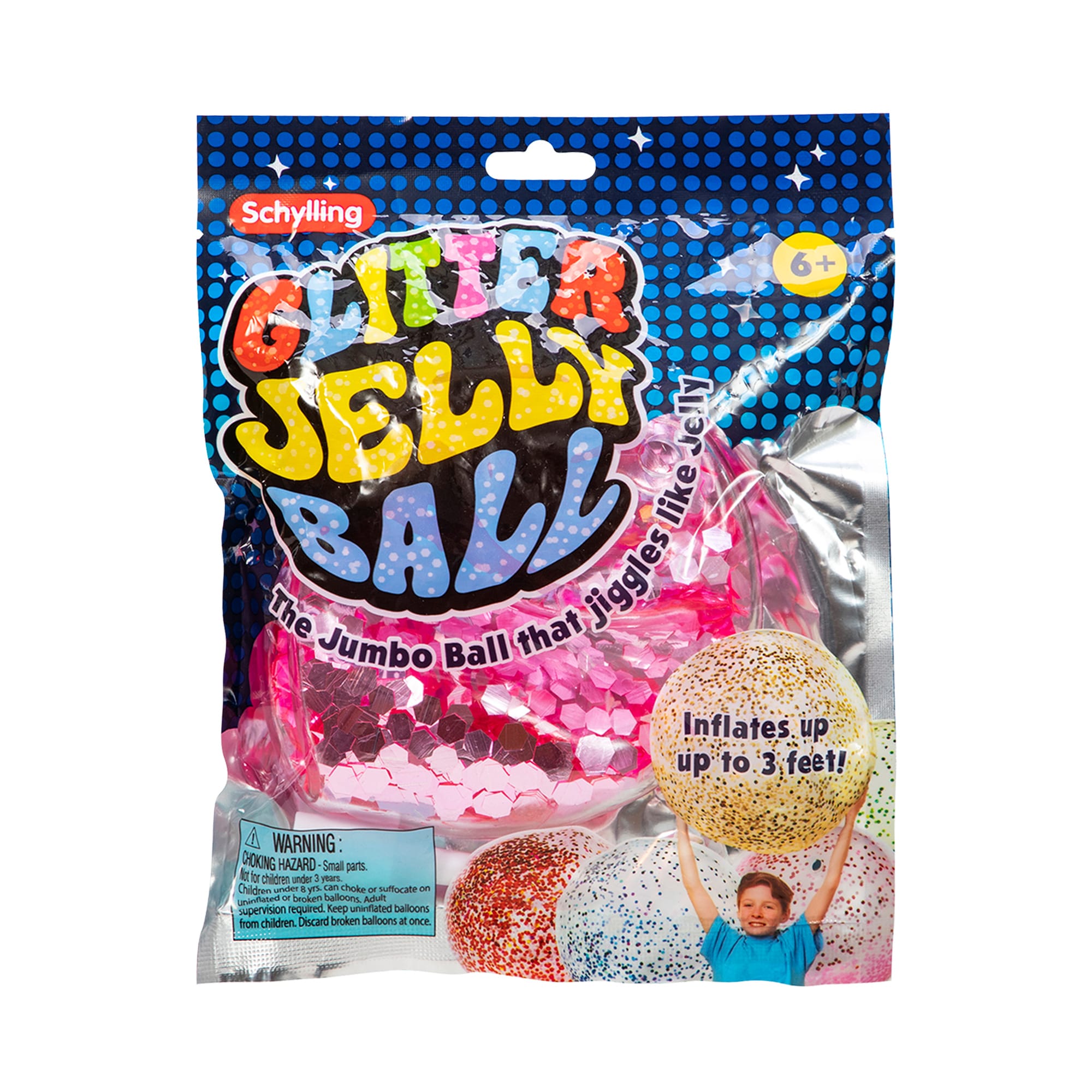 Jumbo Glitter Jelly Ball | Bee Bee Designs